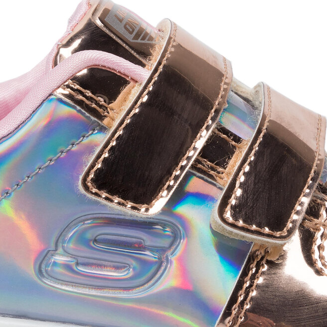 Sneakersy Skechers Lil Metallics 10953N/RSGD Złoty | eobuwie.com.pl