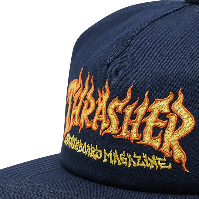 Cap Thrasher Fire Logo Snap Navy | eschuhe.de