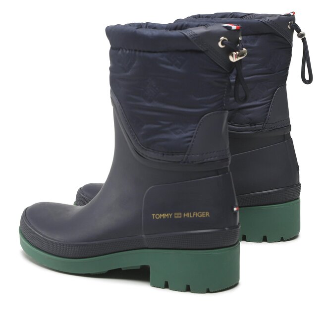 Botas de agua Tommy Hilfiger Ankle Rainboot With Monogram FW0FW06848 ...