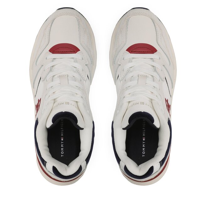 Sneakersy Tommy Hilfiger Modern Preppy Runner FW0FW06867 White/Rwb 0K8 ...