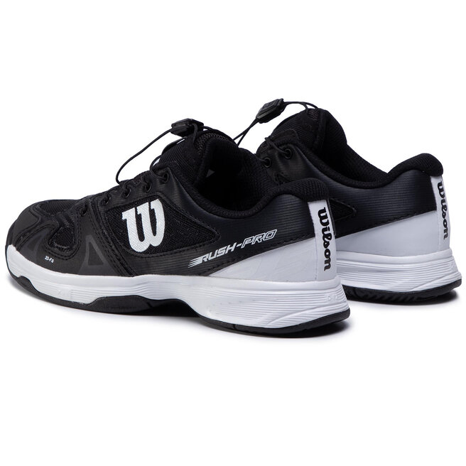 Παπούτσια Wilson Rush Pro Jr Ql WRS326230 Black/Wht/Black | epapoutsia.gr