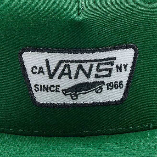 Gorra con visera Vans Full Patch VN000QPU Verde | zapatos.es