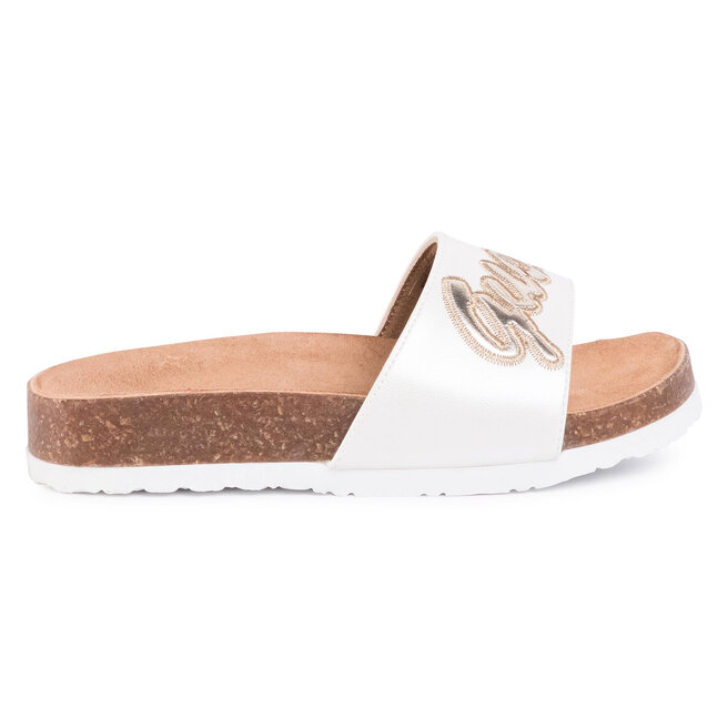 Şlapi Guess Sylvie FI6SYL ELE03 Bej | epantofi.ro