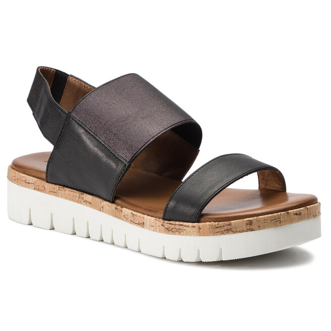 Sandały Inuovo 8980 Czarny | eobuwie.com.pl