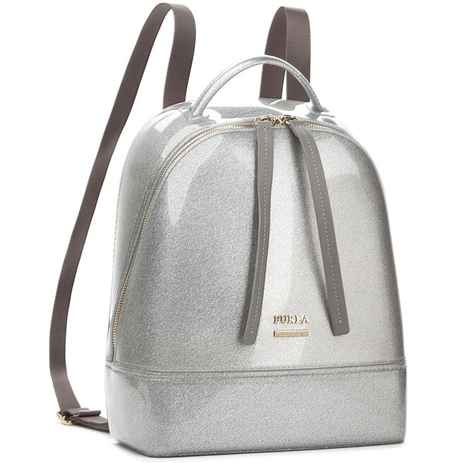 Plecak Furla Candy 902862 B BJW2 GGL Srebrny | eobuwie.com.pl