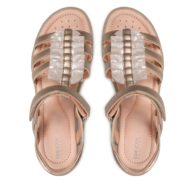 Sandały Geox J S.Starblush G.C J25FYC 0NF07 C2010 S Platinum | eobuwie ...