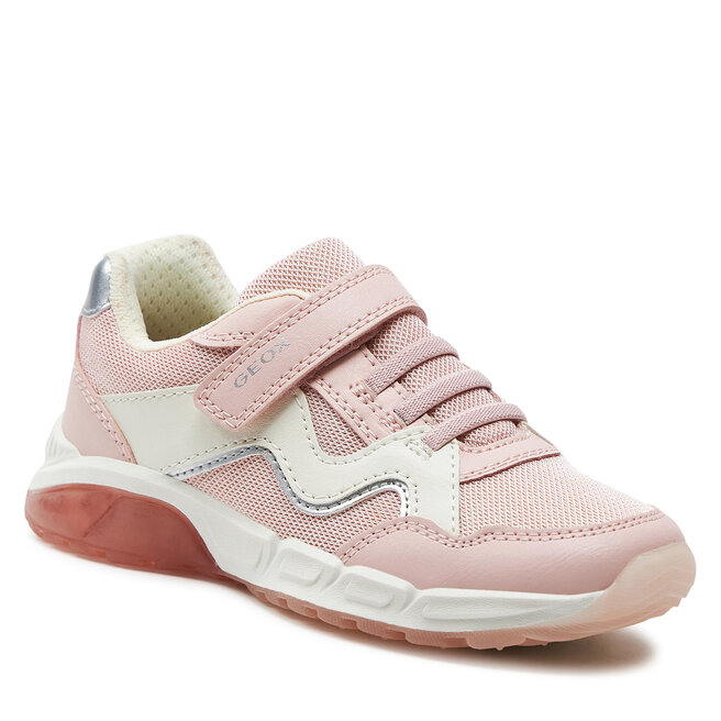Zapatillas Geox J Spaziale Girl J45DAA 0AS54 C8W1M S Lt Rose/Lt Ivory | zapatos.es