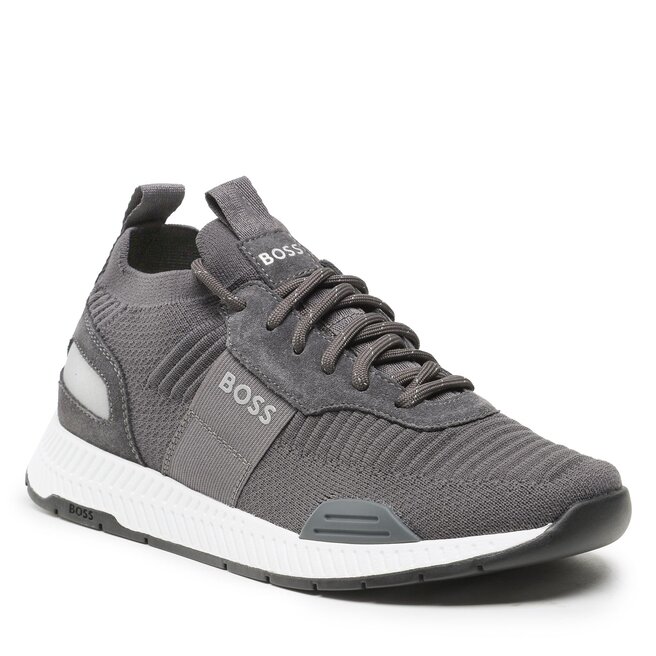 Sneakers Boss Titanium 50470596 10232616 01 Dark Grey 027 • Www.zapatos.es