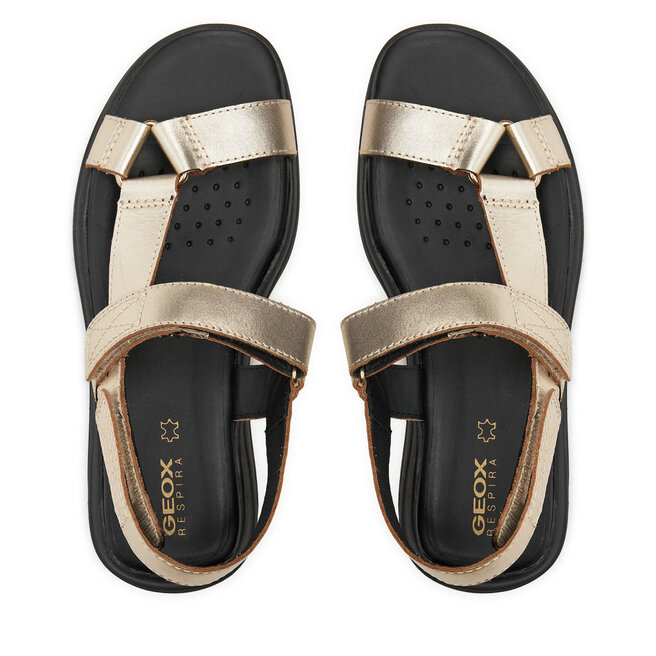 Sandalen Geox D Spherica Ec5W D25ADA 000CF C2012 Lt Gold | eschuhe.de