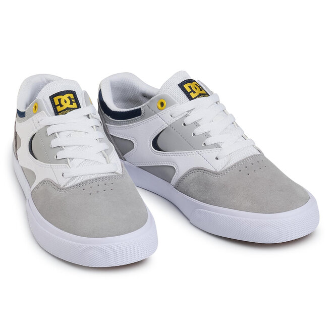 Sneakers DC Kalis Vulc ADYS300569 White/Grey/Grey | eschuhe.de