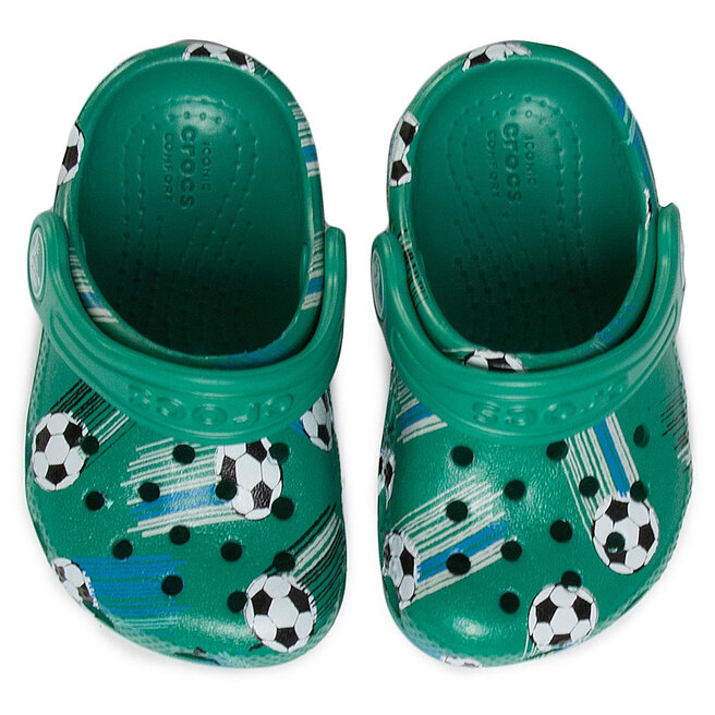 Klapki Crocs Classic Sport Ball Clog Ps 206417 Deep Green | eobuwie.com.pl