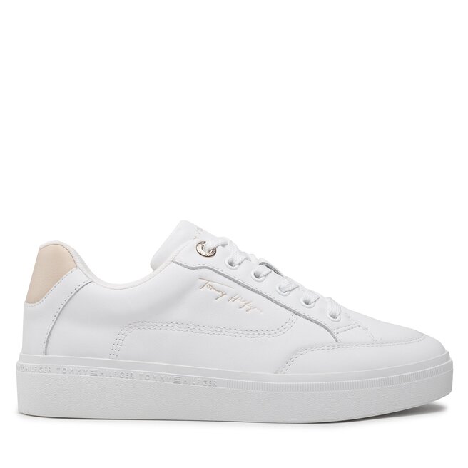 Sneakers Tommy Hilfiger Essential Th Court Sneaker FW0FW06601 White YBR ...