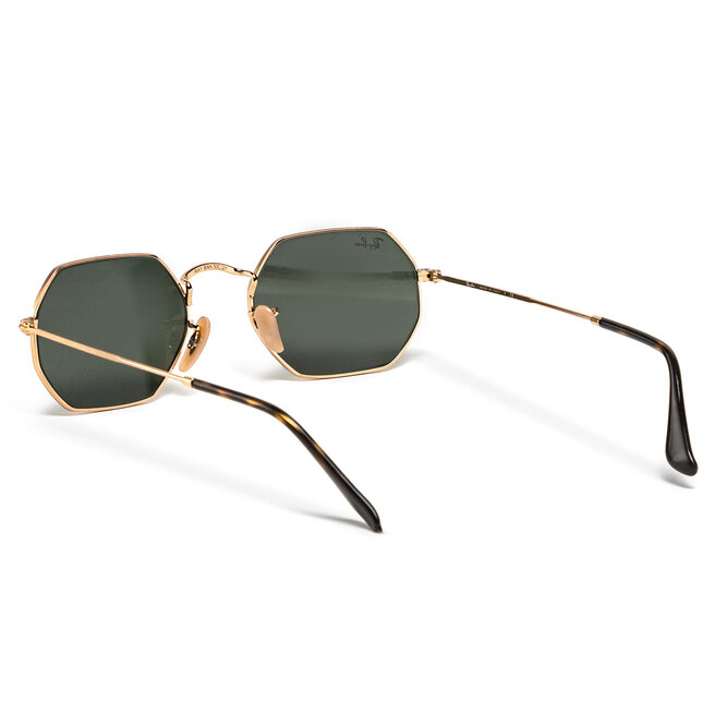Sonnenbrillen Ray-Ban Octagonal 0RB3556N 001 Arista/G/15 Green | eschuhe.de