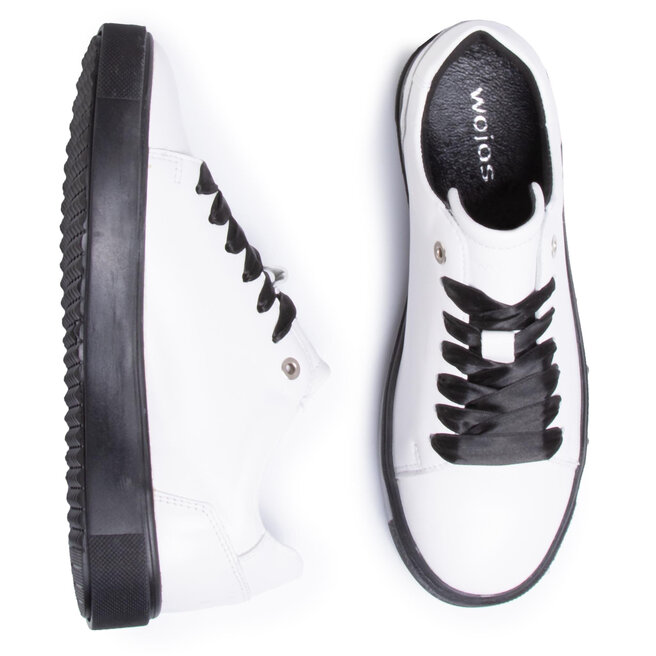 Sneakersy Wojas 8537-59 Biały | eobuwie.com.pl