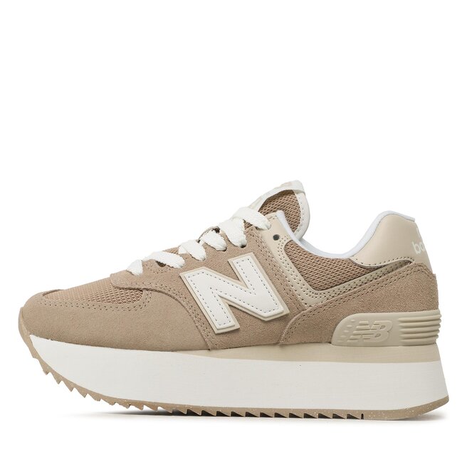 Sneakersy New Balance WL574ZSM Hnědá | eobuv.cz