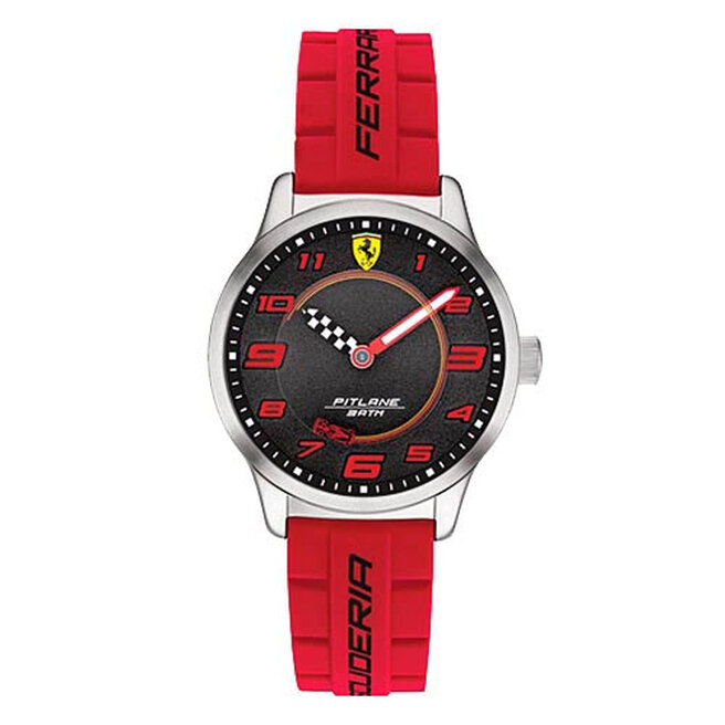 Uhr Scuderia Ferrari Pitlane 860013 Red/Silver | eschuhe.de