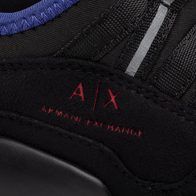 Sneakers Armani Exchange XUX051 XV204 K001 Black/Black | epantofi.ro