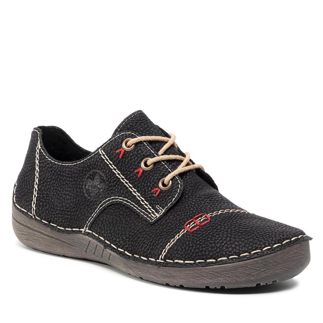 Pantofi Rieker 52520-00 Negru | epantofi.ro