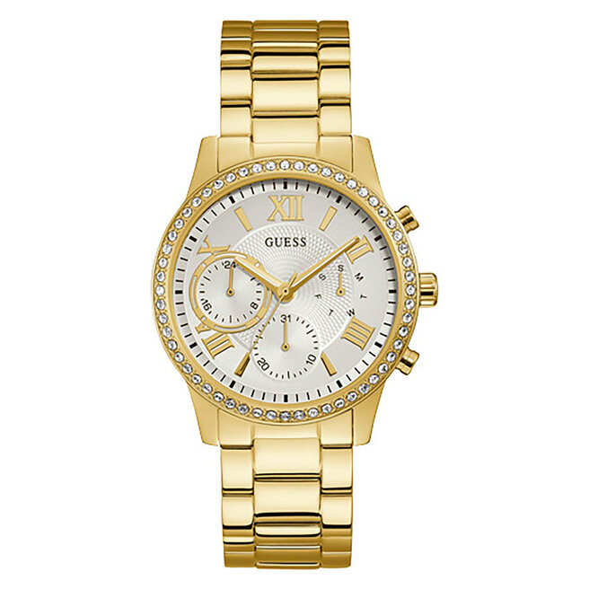 Zegarek Guess Solar W1069L2 Złoty | eobuwie.com.pl