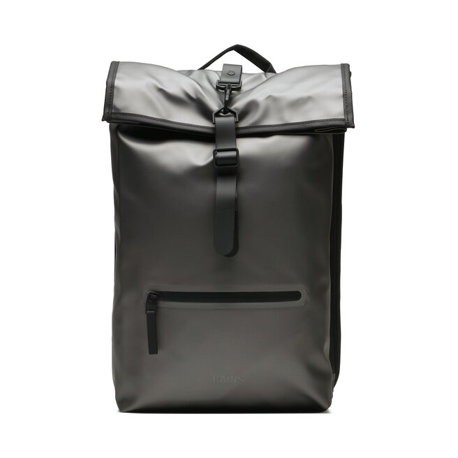 Zaino Rains Rolltop Rucksack W3 13320 Grigio | escarpe.it