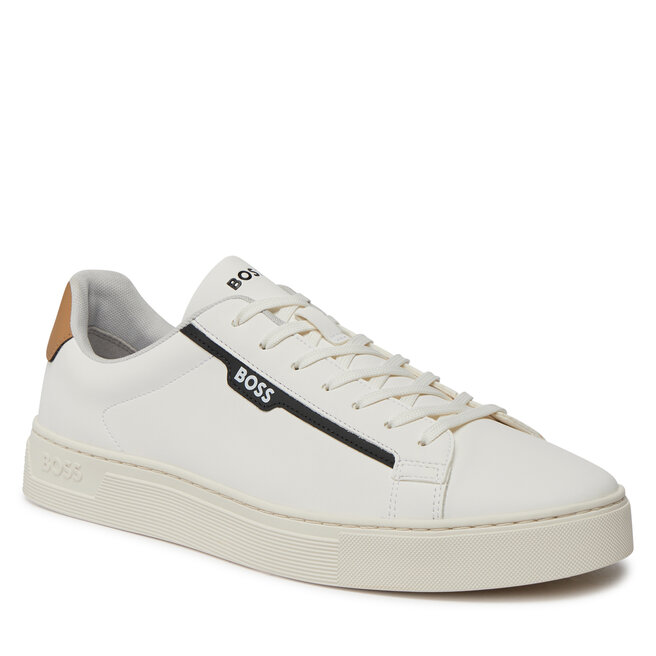 Sneakersy Boss Rhys Tenn 50502869 Biały | eobuwie.com.pl