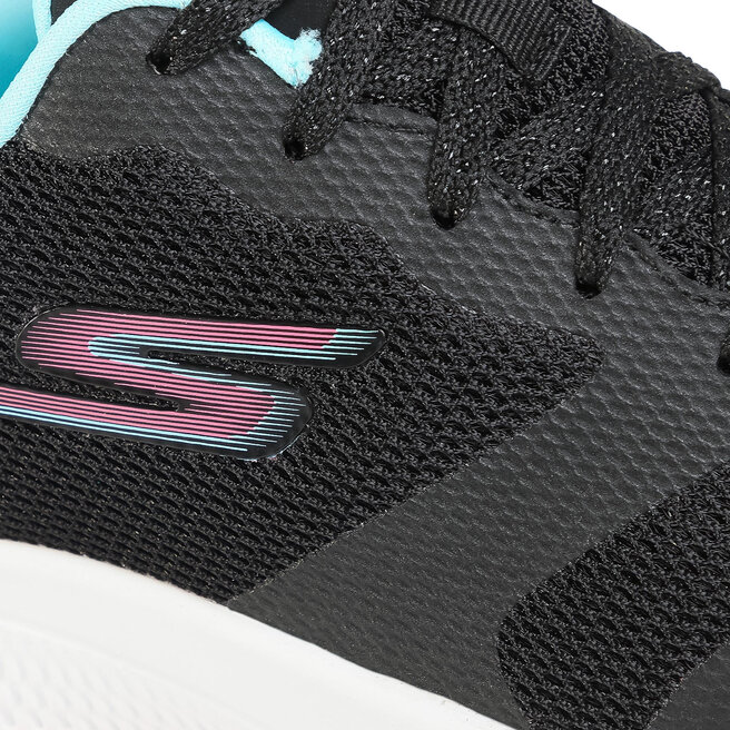 Sneakersy Skechers 128076 BKMT Czarny | eobuwie.com.pl