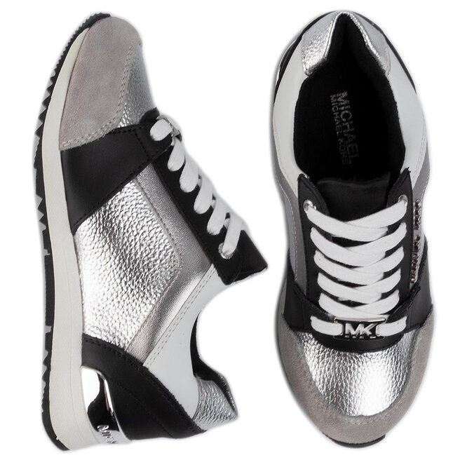 Sneakers MICHAEL KORS KIDS Zia-Allie Taylin Silver | eschuhe.de