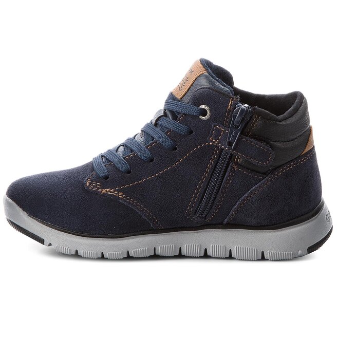 Ghete Geox J Xunday B. A J843NA 022BC C0045 S Navy/Black | epantofi.ro