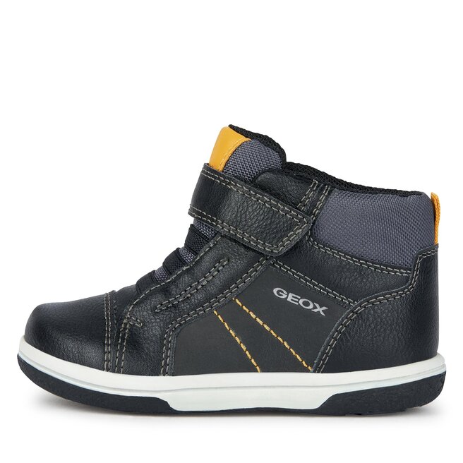 Sneakersy Geox B Flick Boy B3637A 0MEFU C9154 S Black/Curry | eobuwie.com.pl