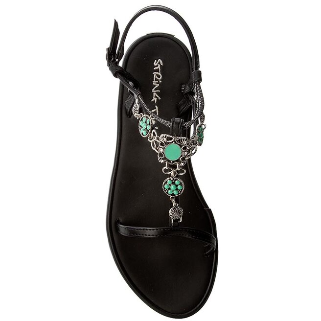 Sandalias La Marine String Tong Antik B Black | zapatos.es