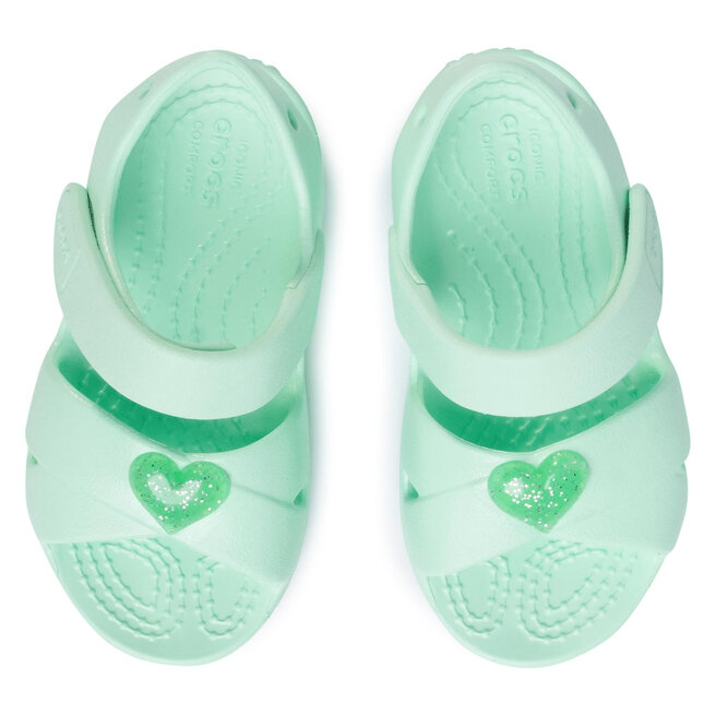 Sandály Crocs Classic Cross Strap Sandal Ps 206245 Zelená | eobuv.cz