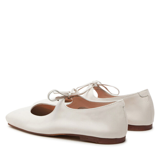 Baleriny Balagan Batsheva Écru | eobuwie.com.pl