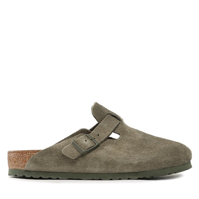 Pantoletten Birkenstock Boston 1024721 Grün | eschuhe.de