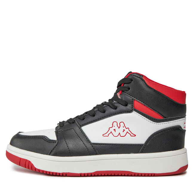 Sneakersy Kappa 361G12W White/Black/Red A00 | eobuwie.com.pl