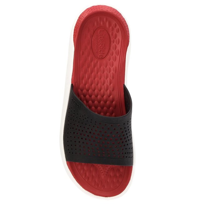 Klapki Crocs Literide Slide 205183 Czarny | eobuwie.com.pl