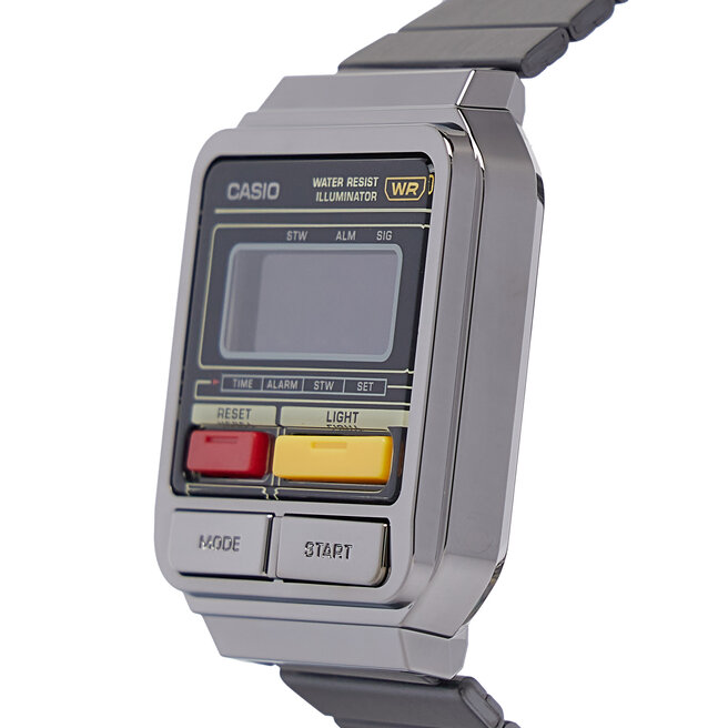 Zegarek Casio Vintage 80s A120WEGG-1BEF Szary | eobuwie.com.pl