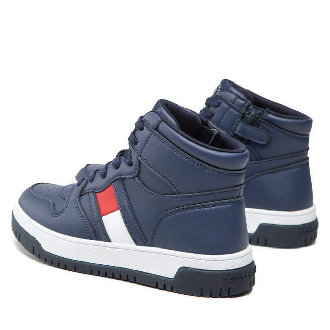 Sneakers Tommy Hilfiger High Top Lace-Up Sneaker T3B9-32485-1351 S Blue ...