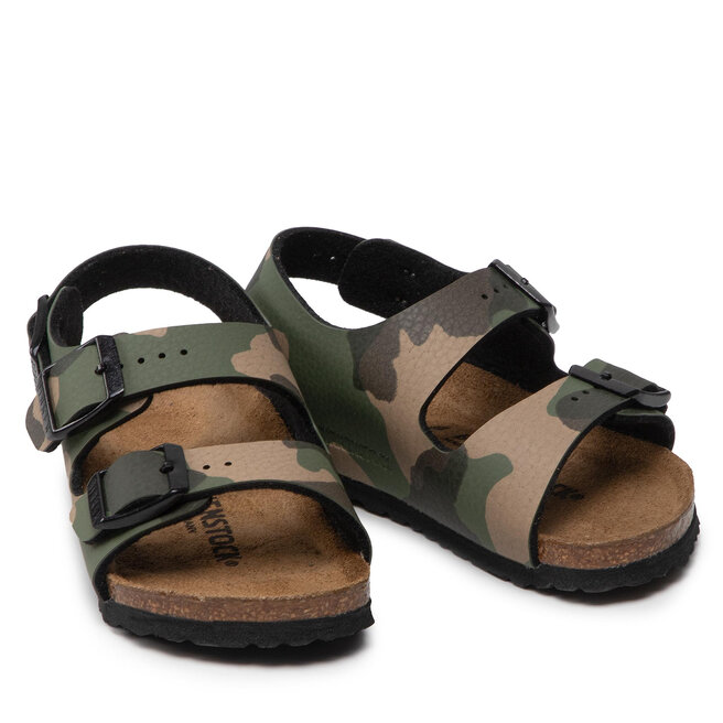 Sandalen Birkenstock Milano Kinder 1017378 Desert Soil Camo Khaki ...