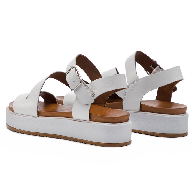 Sandały Inuovo 112003 Biały | eobuwie.com.pl