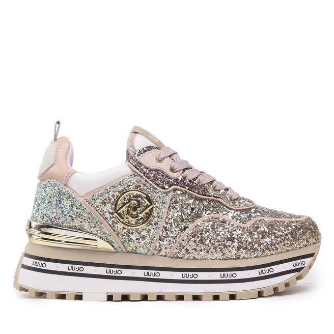 Sneakersy Liu Jo Wonder Glitter 24 BA3021 EX135 Złoty | eobuwie.com.pl