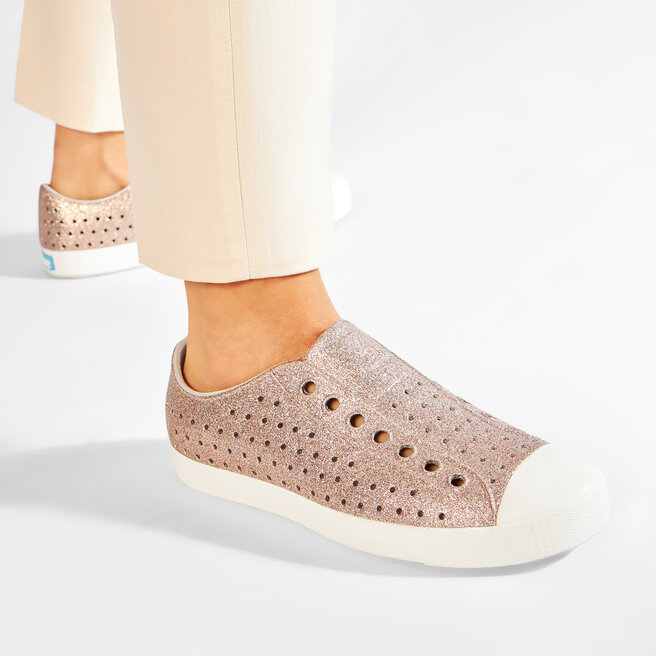 Trampki Native Jefferson Bling 11100112-1241 Srebrny | eobuwie.com.pl