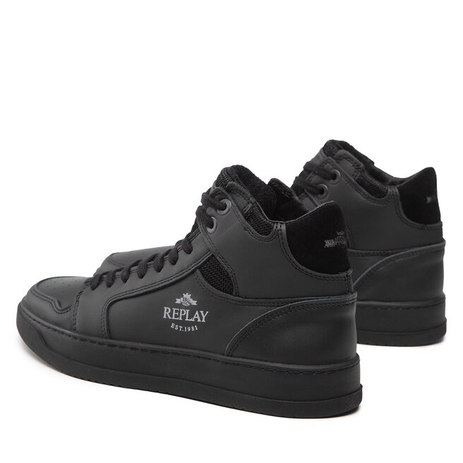 Sneakers Replay Reload Premium GMZ3R .000.C0010L Black 0003 | eschuhe.de