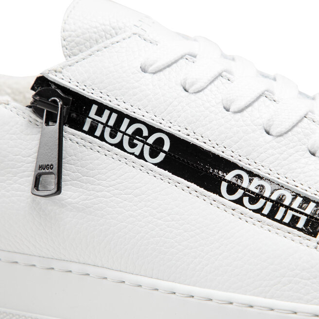 Sneakersy Hugo Deva Lace Up 50452980 10195704 01 Biały | eobuwie.com.pl