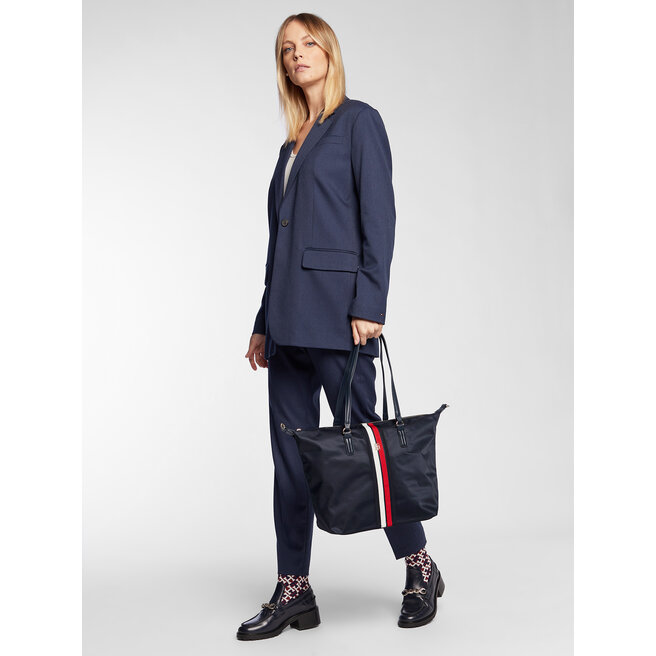 Handtasche Tommy Hilfiger Poppy Tote Corp AW0AW13176 DW6 | eschuhe.de
