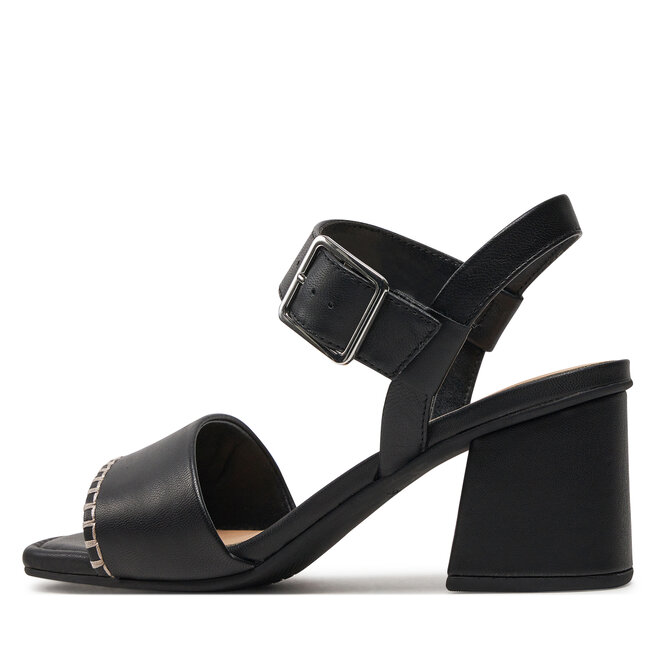 Sandały Clarks Siara65 Buckle 26176341 Black Leather | eobuwie.com.pl