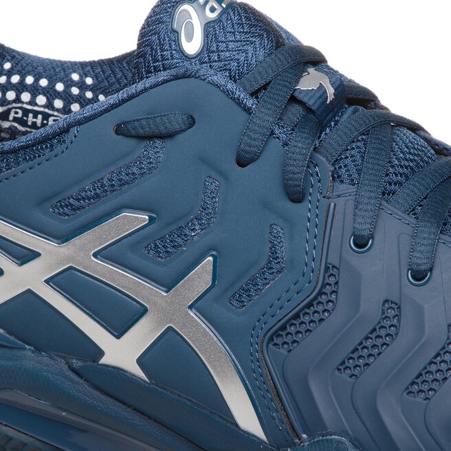 Tennisschuhe Asics Gel-Resolution Novak Clay E806N Dunkelblau | eschuhe.de