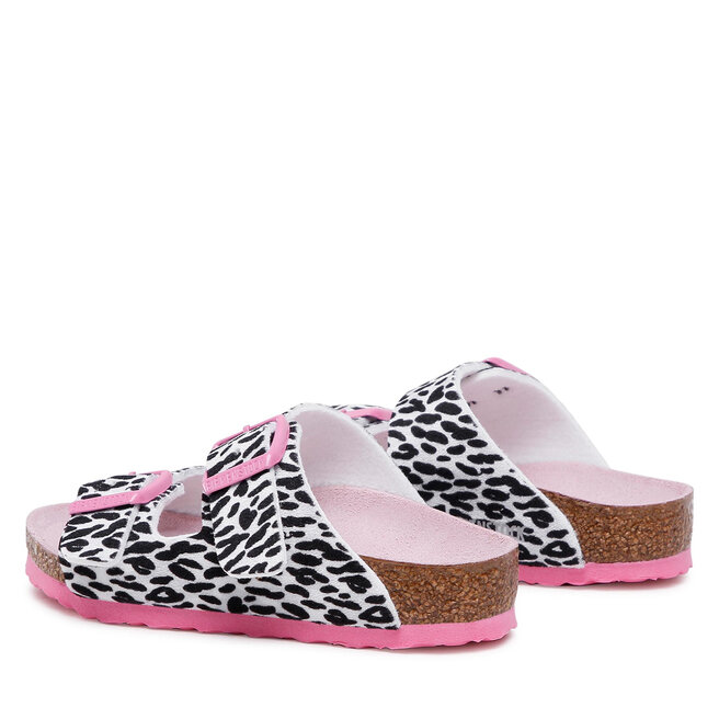Pantoletten Birkenstock Arizona Kids Bs 1020265 Leo Lilly Black/Pink ...