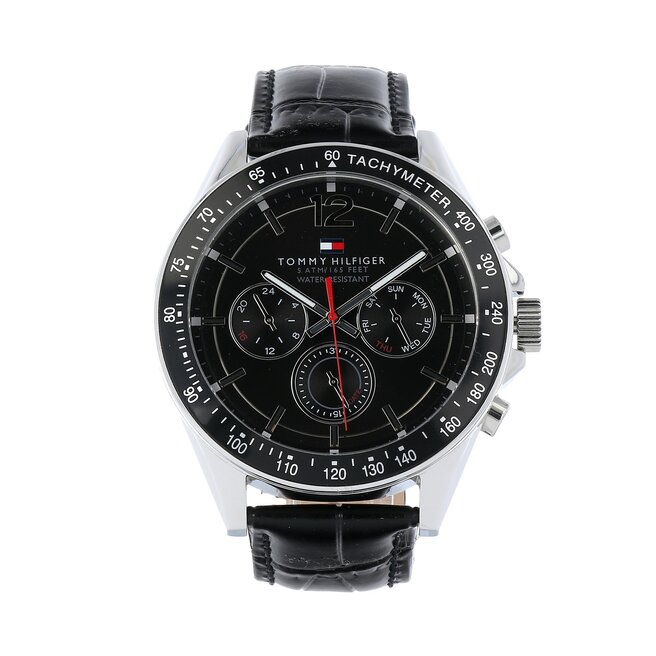 Zegarek Tommy Hilfiger Luke TH1791117 Czarny | eobuwie.com.pl