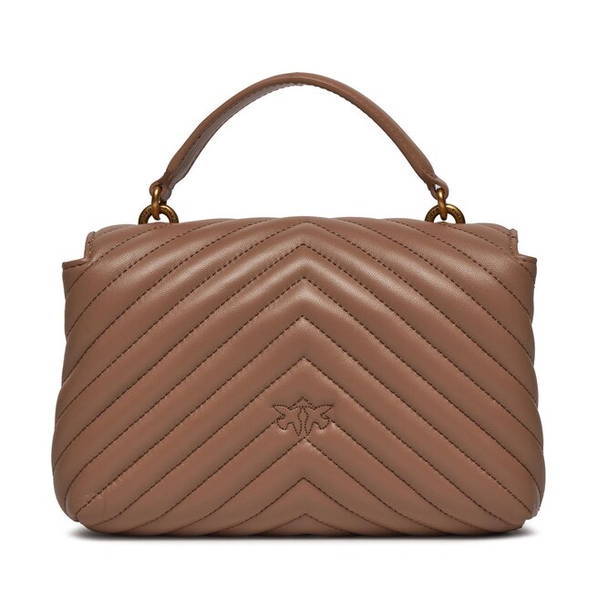 Torebka Pinko Love Lady Puff Mini Cl AI 23-24 PLTT 100044 A0GK Beige ...