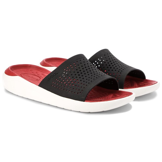 Klapki Crocs Literide Slide 205183 Czarny | eobuwie.com.pl